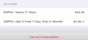 How To Cancel ESPN Plus Subscription on Mobile or Web