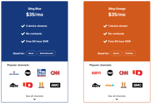 Sling TV Blue vs Orange (2023) - Pricing, Channels & More!